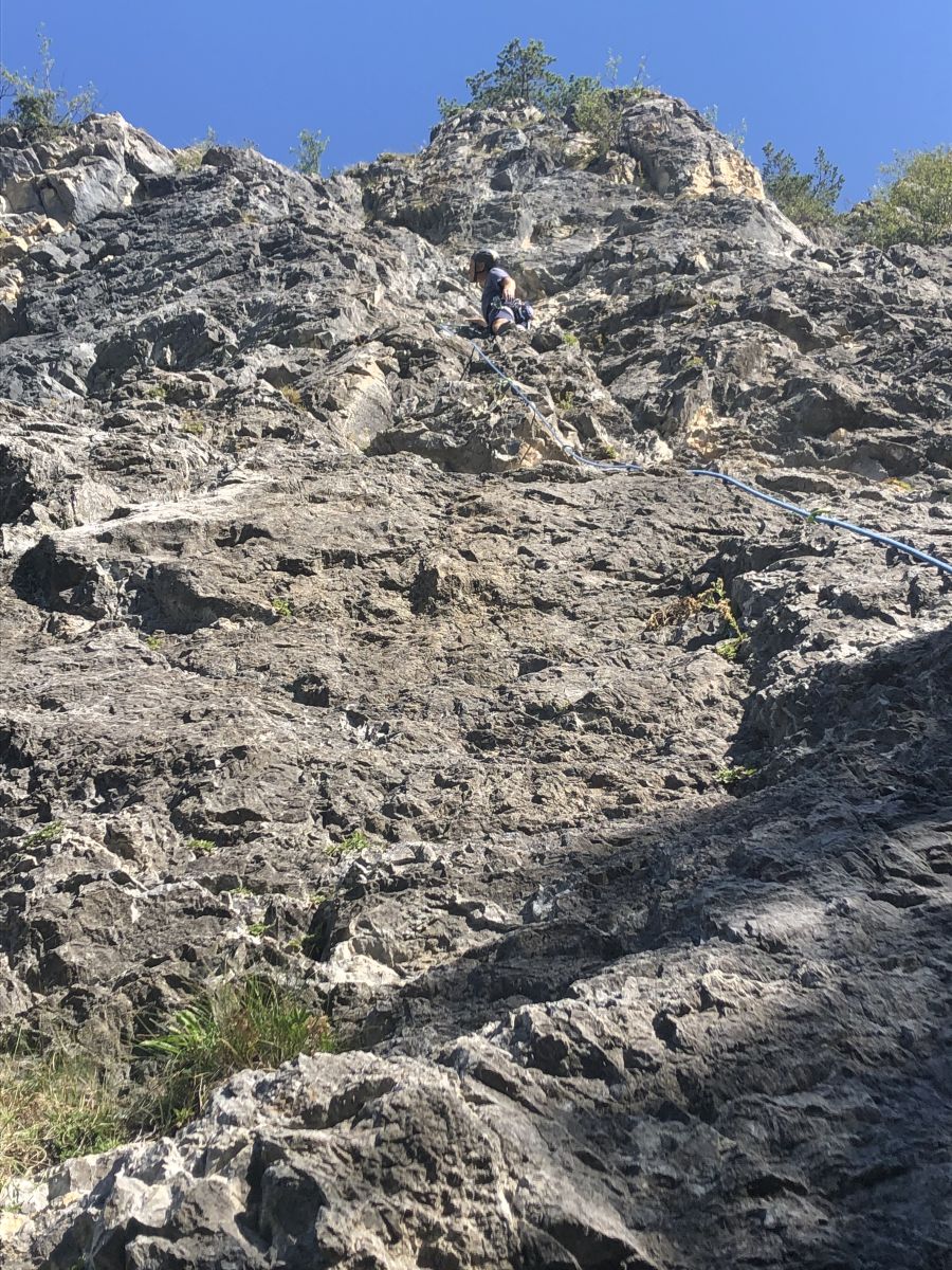 Klettern bei Imst - die Rote Wand in Karres bis 6a+